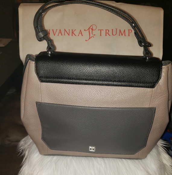 Ivanka Trump | Bags | Genuine Ivanka Trump Satchal Pursegenuine Leather ...